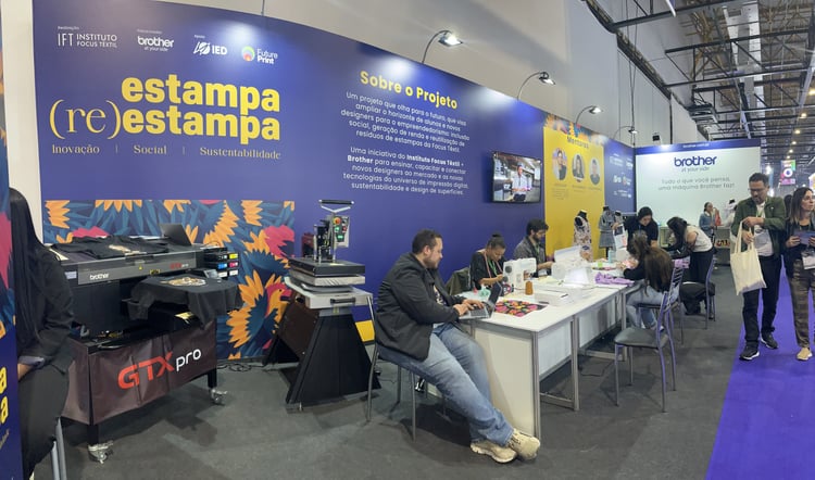 Brother na Future Print 2024: peças de upcycling e a nova DTE!